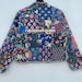 Women's Patchwork Jacket | Colorful Printed Outerwear | Patchwork ...