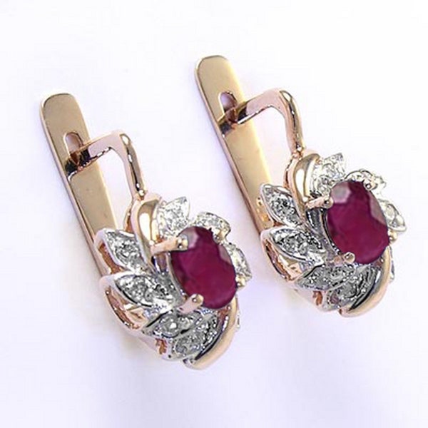 Russian Ruby Jewelry - Etsy
