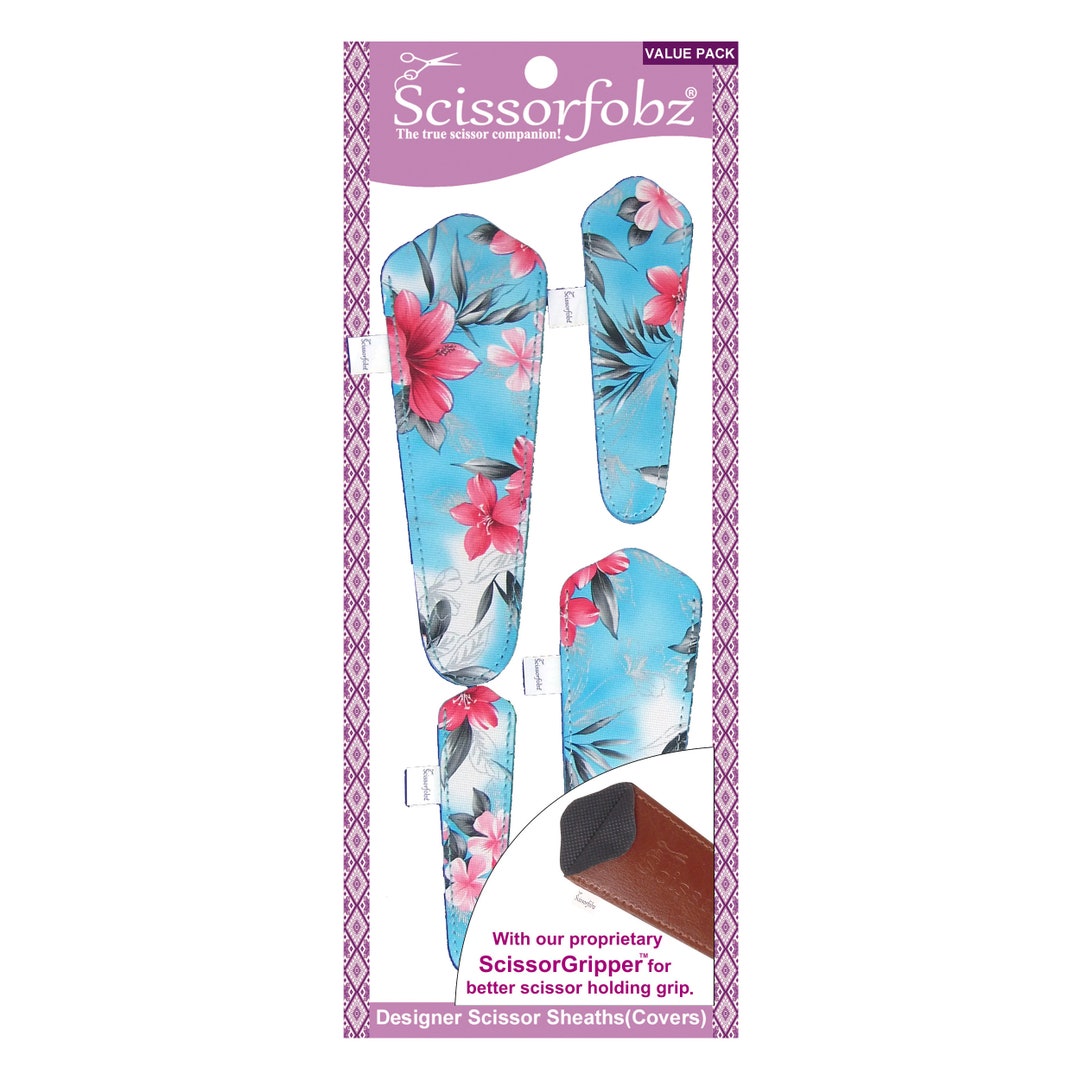 SCISSORFOBZ Designer Scissors Sheaths Shears Protective Covers-4 Pcs ...