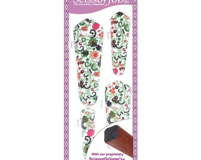 SCISSORFOBZ Designer Scissors Sheaths Shears Protective Covers-4 Pcs ...