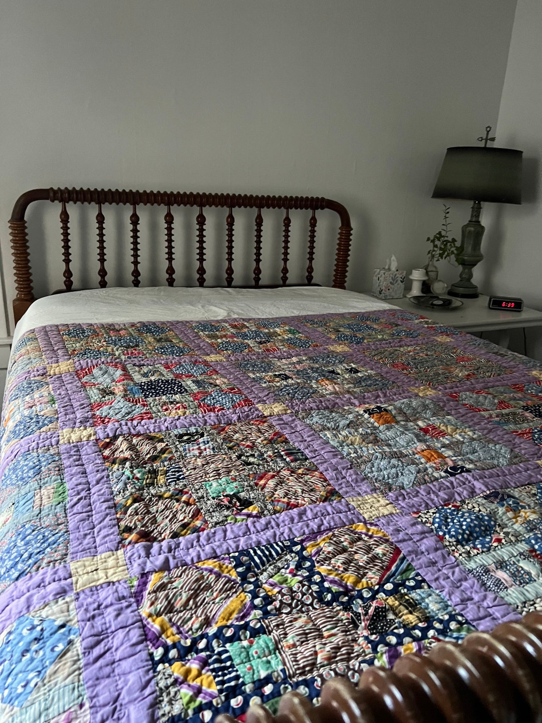 Vintage Patchwork Quilt - Stunning Colors and Patterns. - Etsy