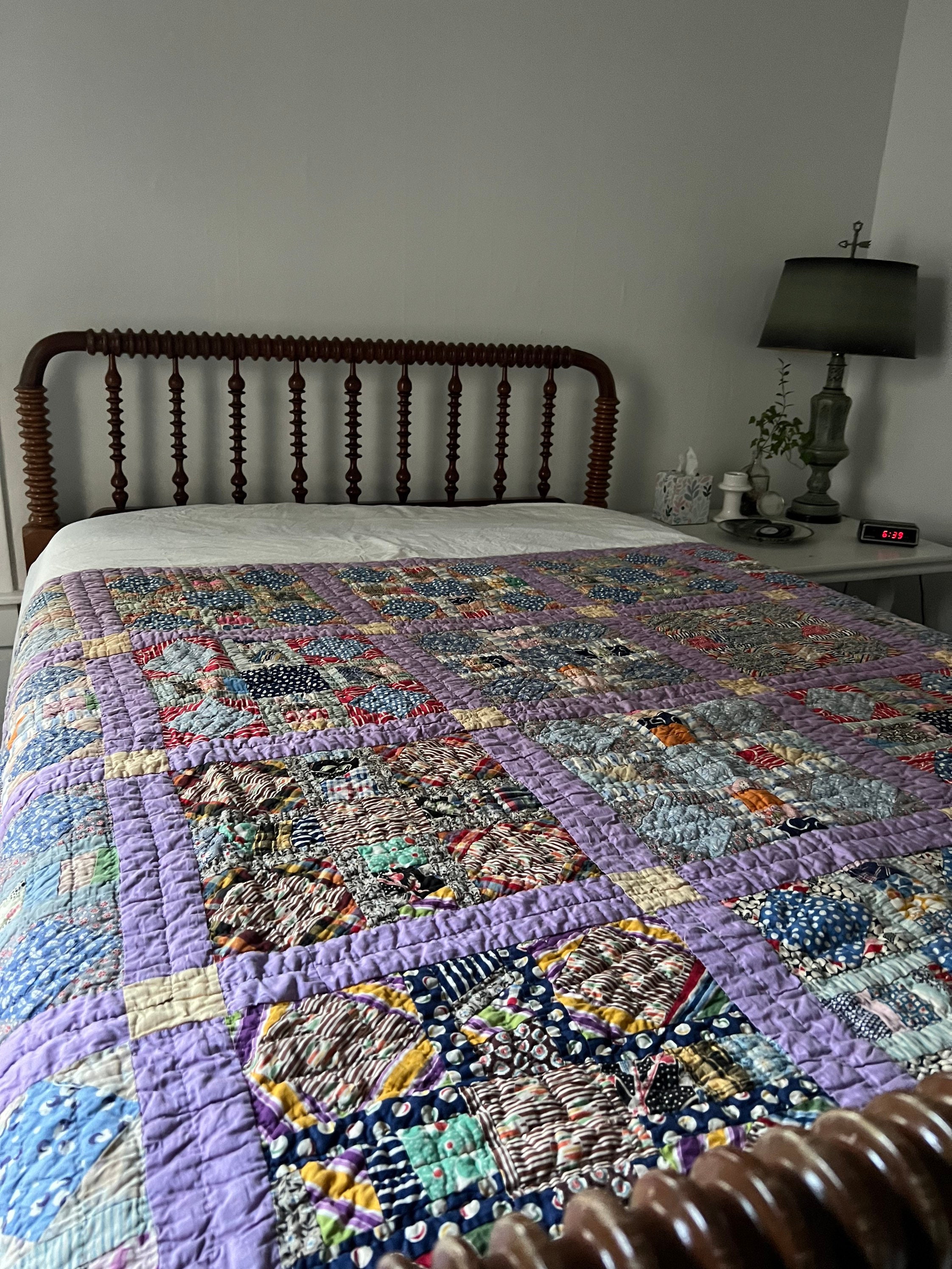 Vintage Patchwork Quilt - Stunning Colors and Patterns. - Etsy