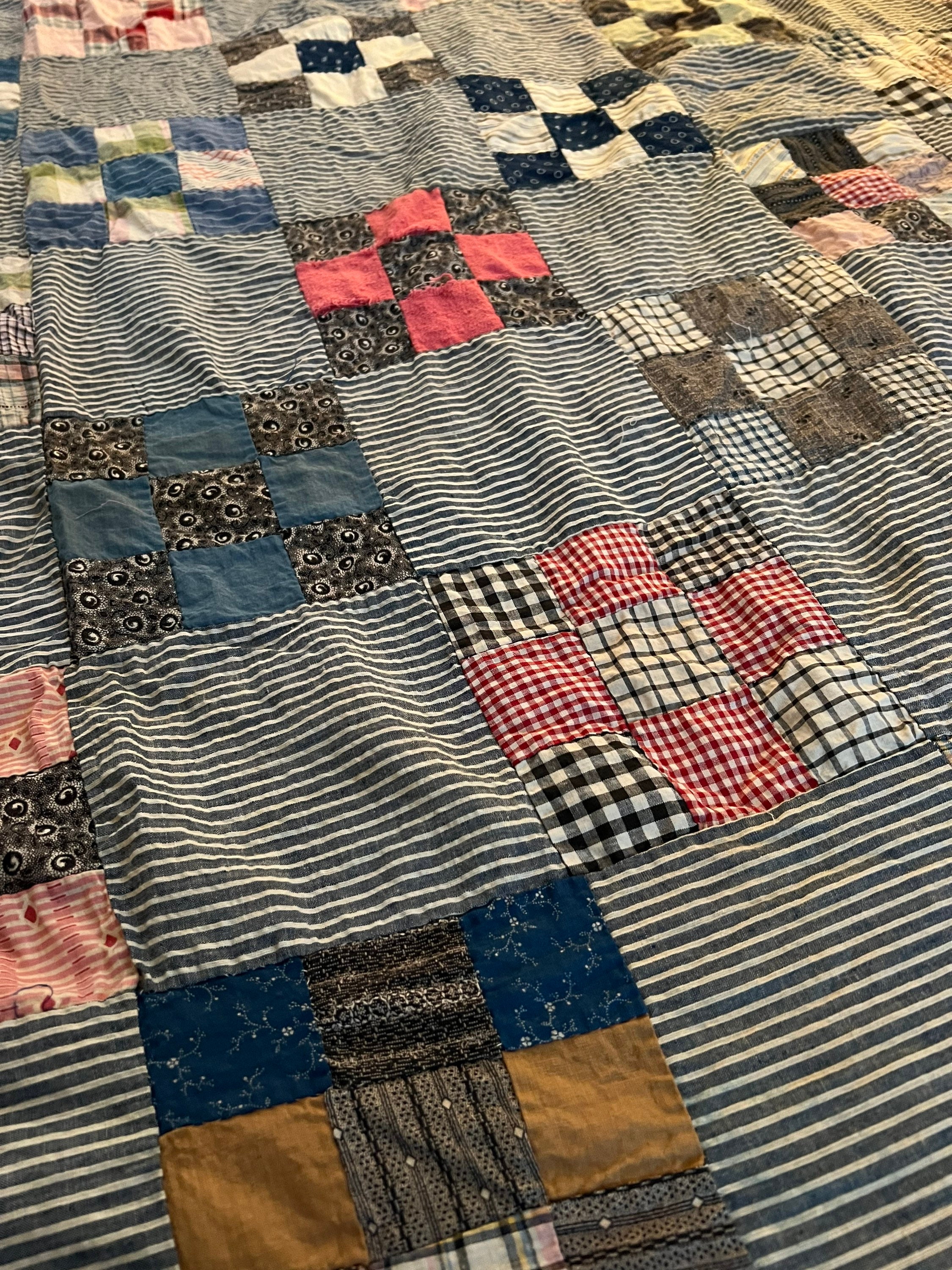 Vintage Patchwork Quilt Topper - Etsy