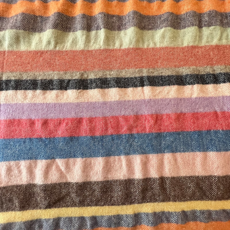 Striped Wool Blanket - Etsy