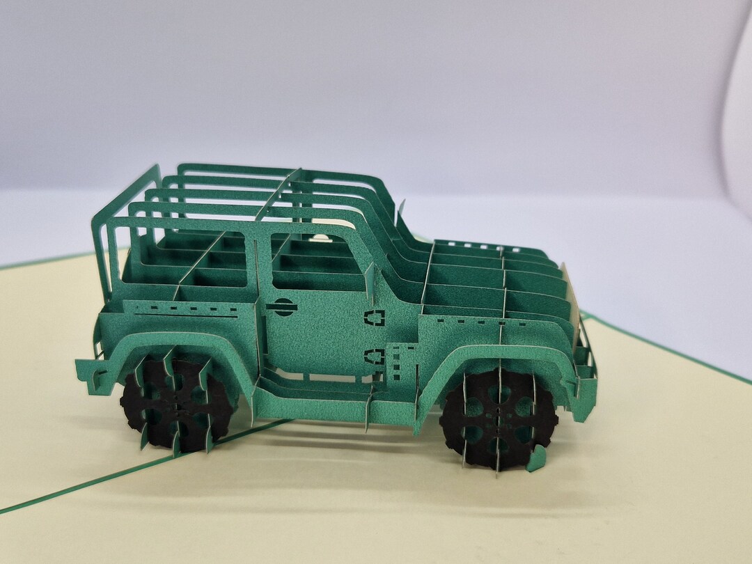 Land Rover Pop up Card - Etsy