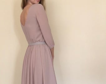 Open Back Flowy Dress - Etsy