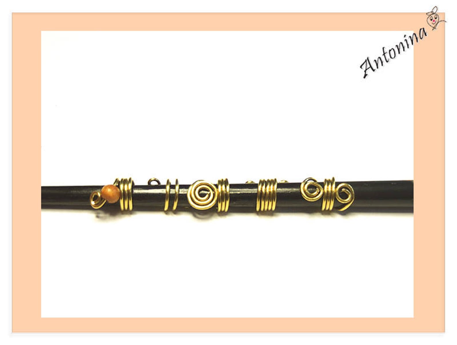 5er Set Dread Schmuck Metall Bart Perlen Zöpfe silber goldfarben bronze ...
