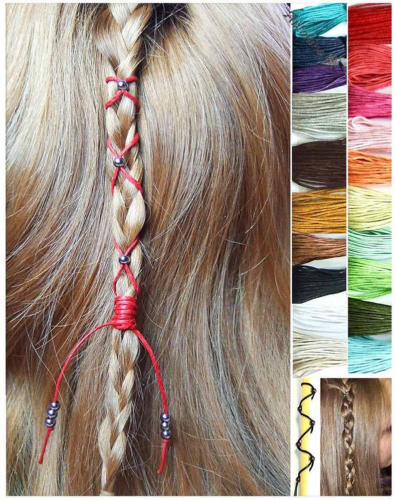 Ribbon for Wrapping Dreads Braids Yarn Beard Jewelry Laces - Etsy