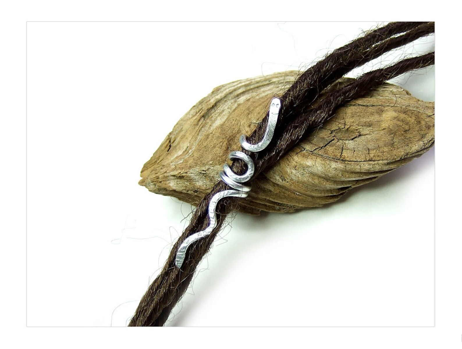 Snake dread jewelry viking pearl silver gold men dreadlocks | Etsy