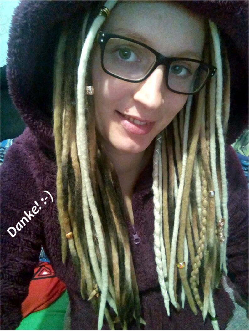 Set Dreadbeads, Bronze- Gold or Silver, Dread Jewelry, Dreadlock ...