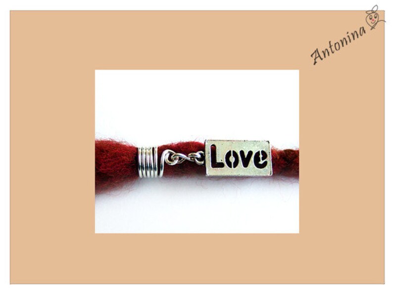 LOVE HOPE Dread Jewelry Metal Pendant Dread Jewelry Locs Dread Beads ...