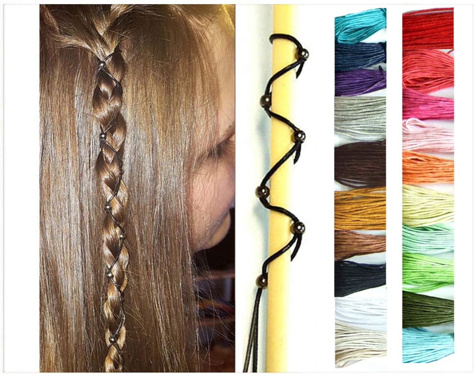 Ribbon for Wrapping Dreads Braids Yarn Beard Jewelry Laces - Etsy