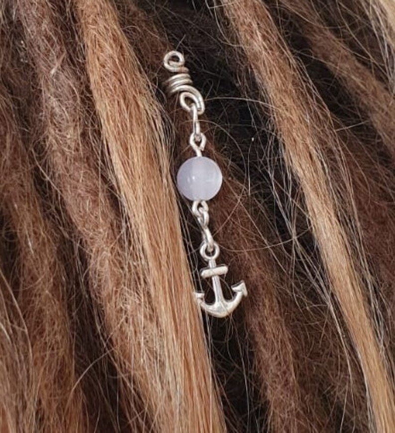 Dread Jewelry With Pendant and Pearl as Desired Dreadbead Metal ...