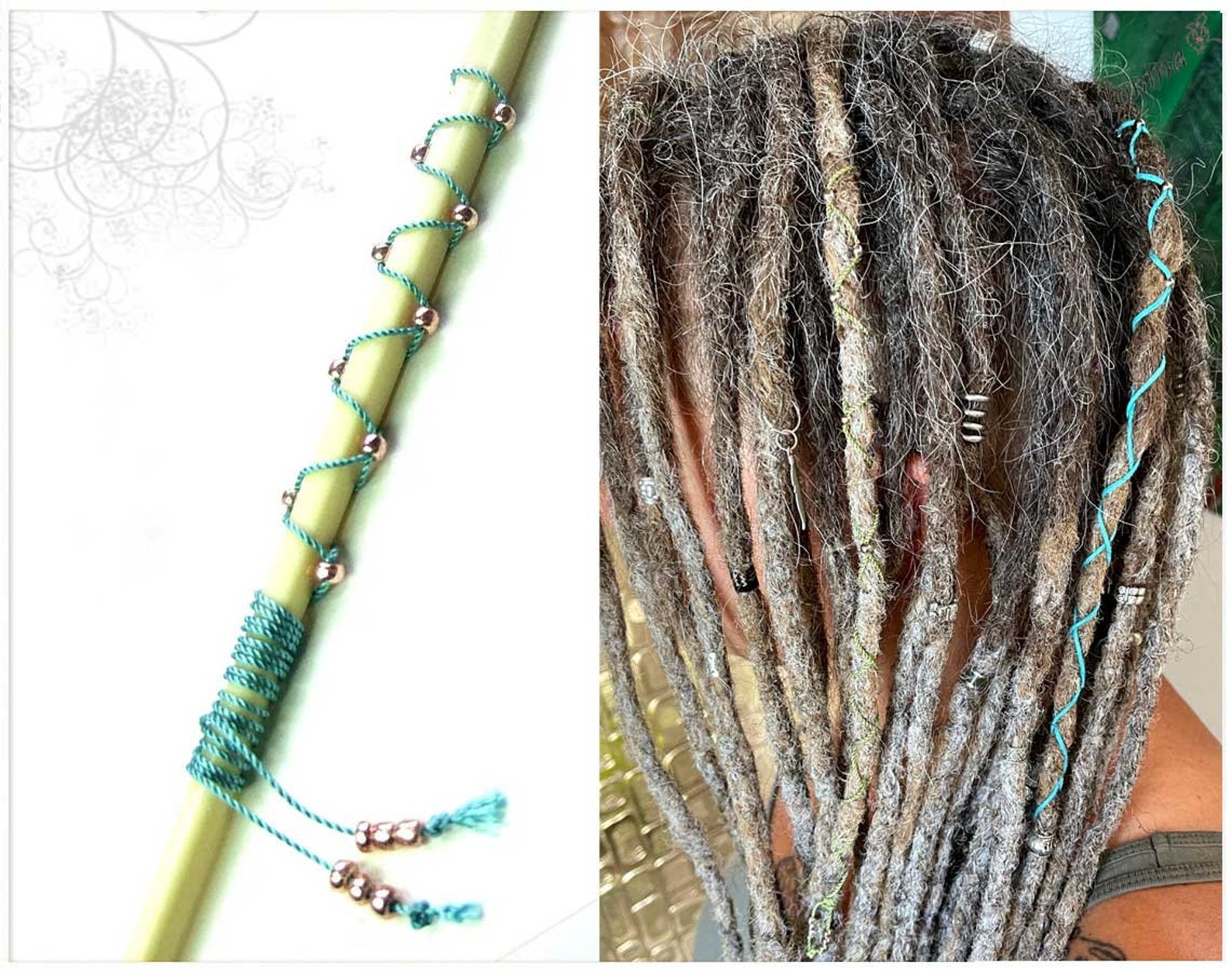 Ribbon for Wrapping Dreads Braids Yarn Beard Jewelry Laces - Etsy