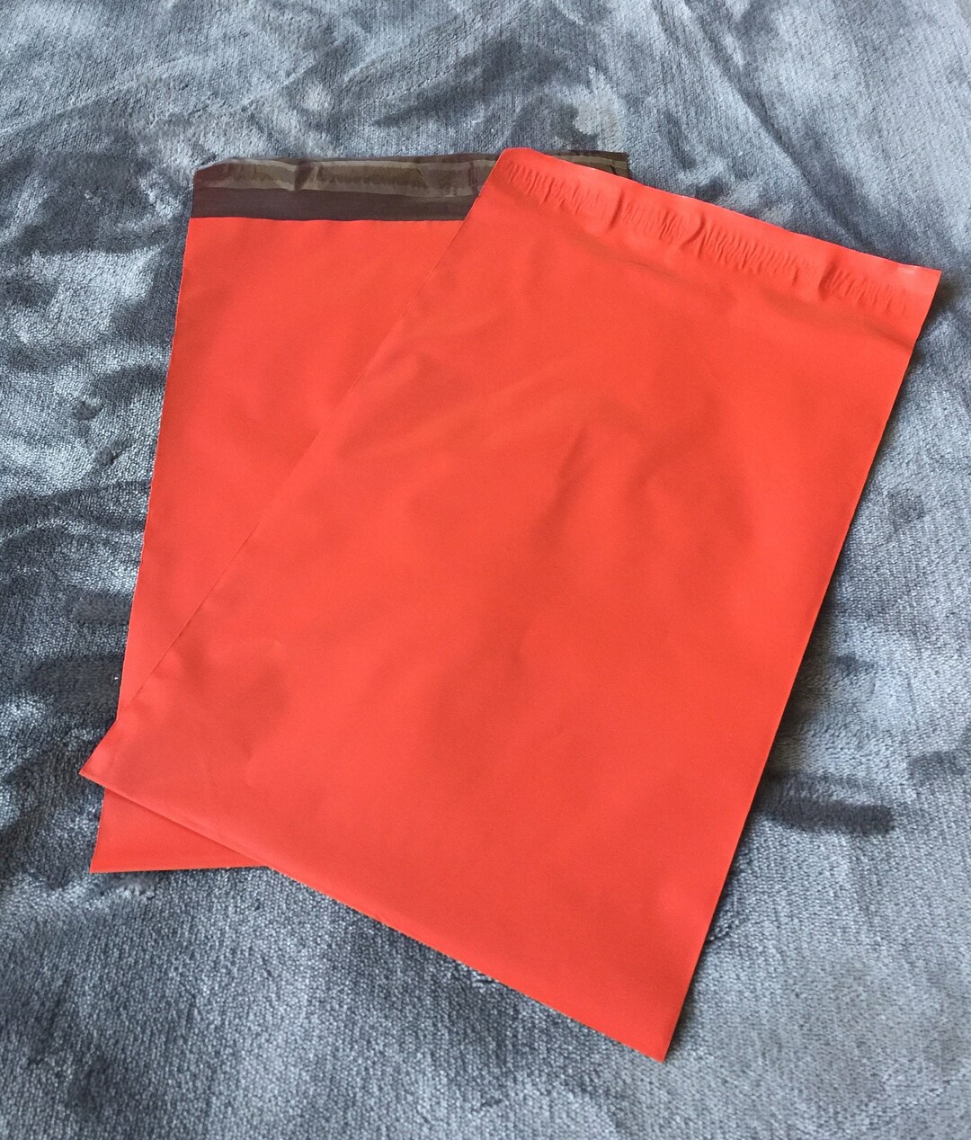 100 7.5 X 10.5 RED Poly Mailers Self Sealing Envelopes Shipping Bags ...
