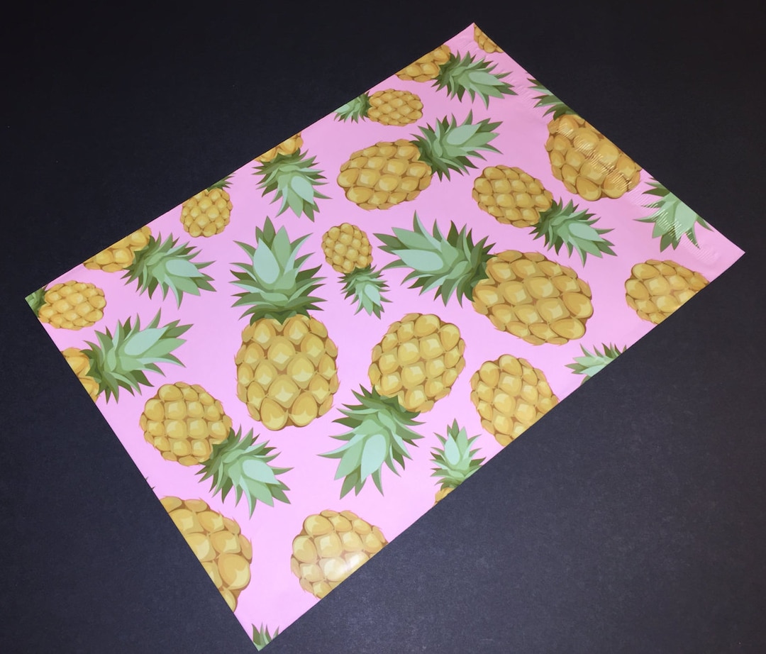 100 6x9 Designer PINEAPPLE Poly Mailers Envelopes Shipping Bags - Etsy