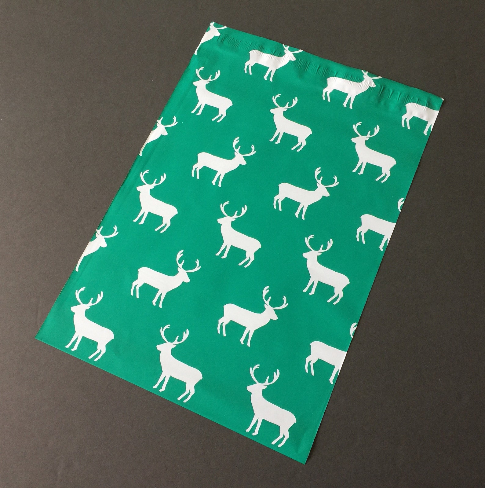 50 10x13 CHRISTMAS Poly Mailers Snowman Deer Hollyberry Plaid - Etsy