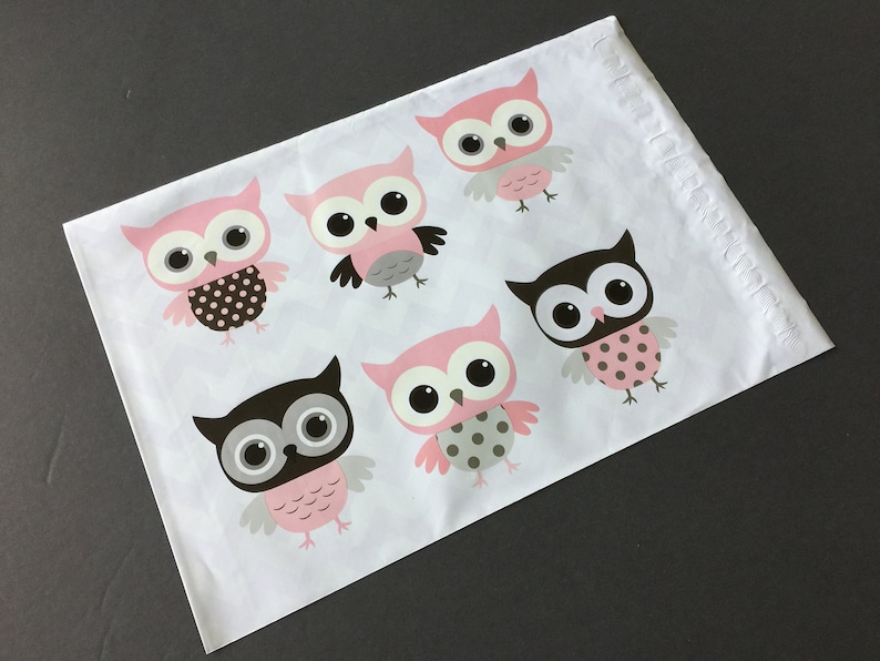 50 Designer 10x13 OWL Poly Mailers Envelopes Shipping Bags - Etsy
