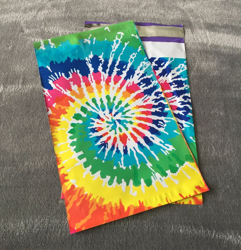 100 6x9 TIE DYE Poly Mailers Self Sealing Envelopes Shipping Bags - Etsy