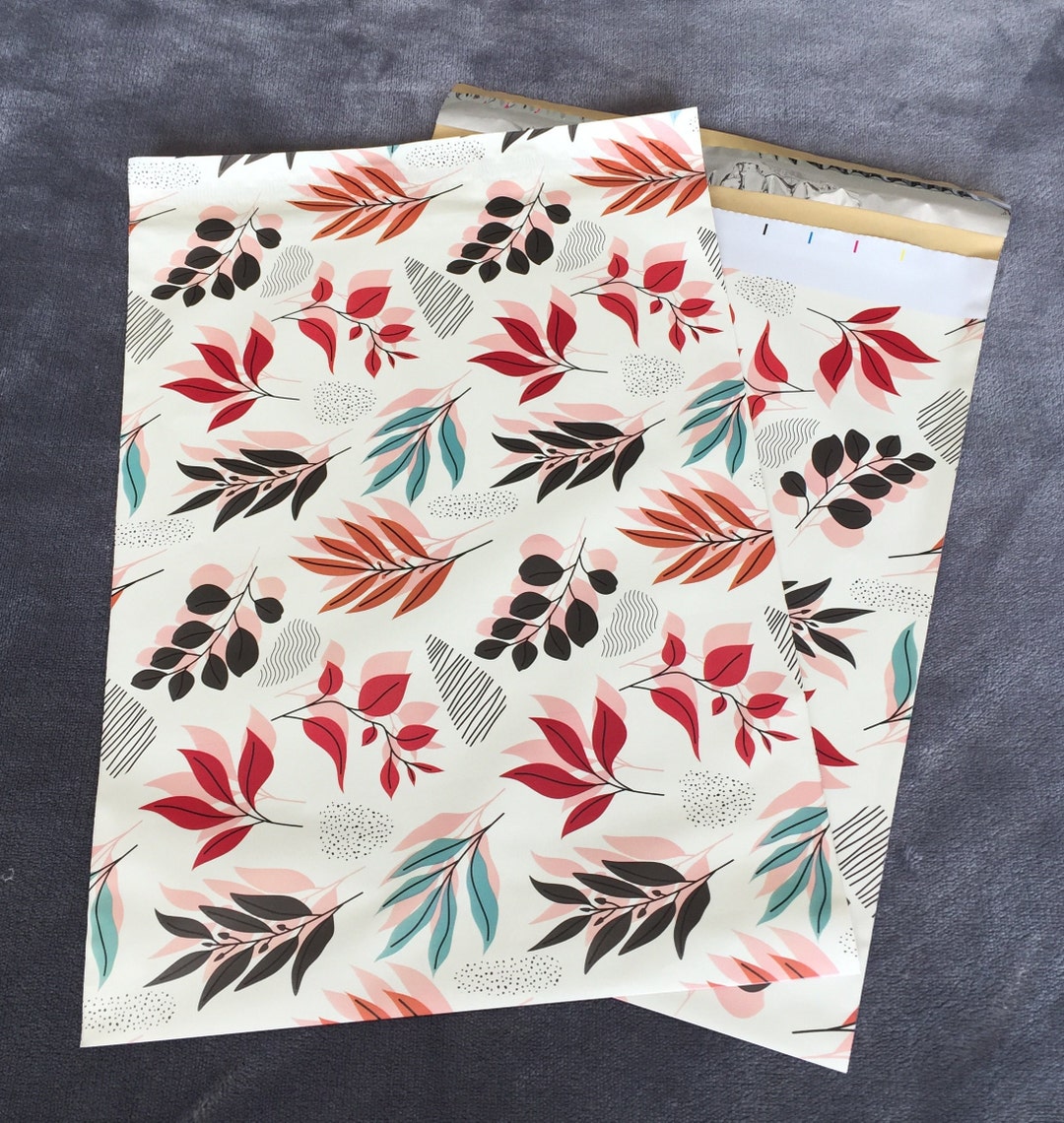 50 10x13 FALL LEAVES Poly Mailers Envelopes Shipping Bags - Etsy