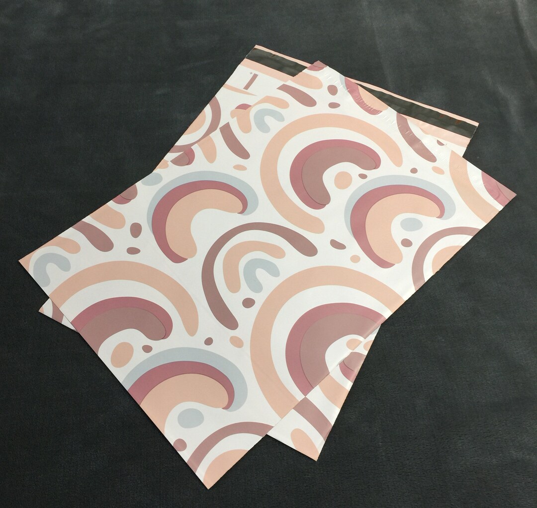 100 10x13 BOHO RAINBOW Pastel Poly Mailers Shipping Envelopes - Etsy