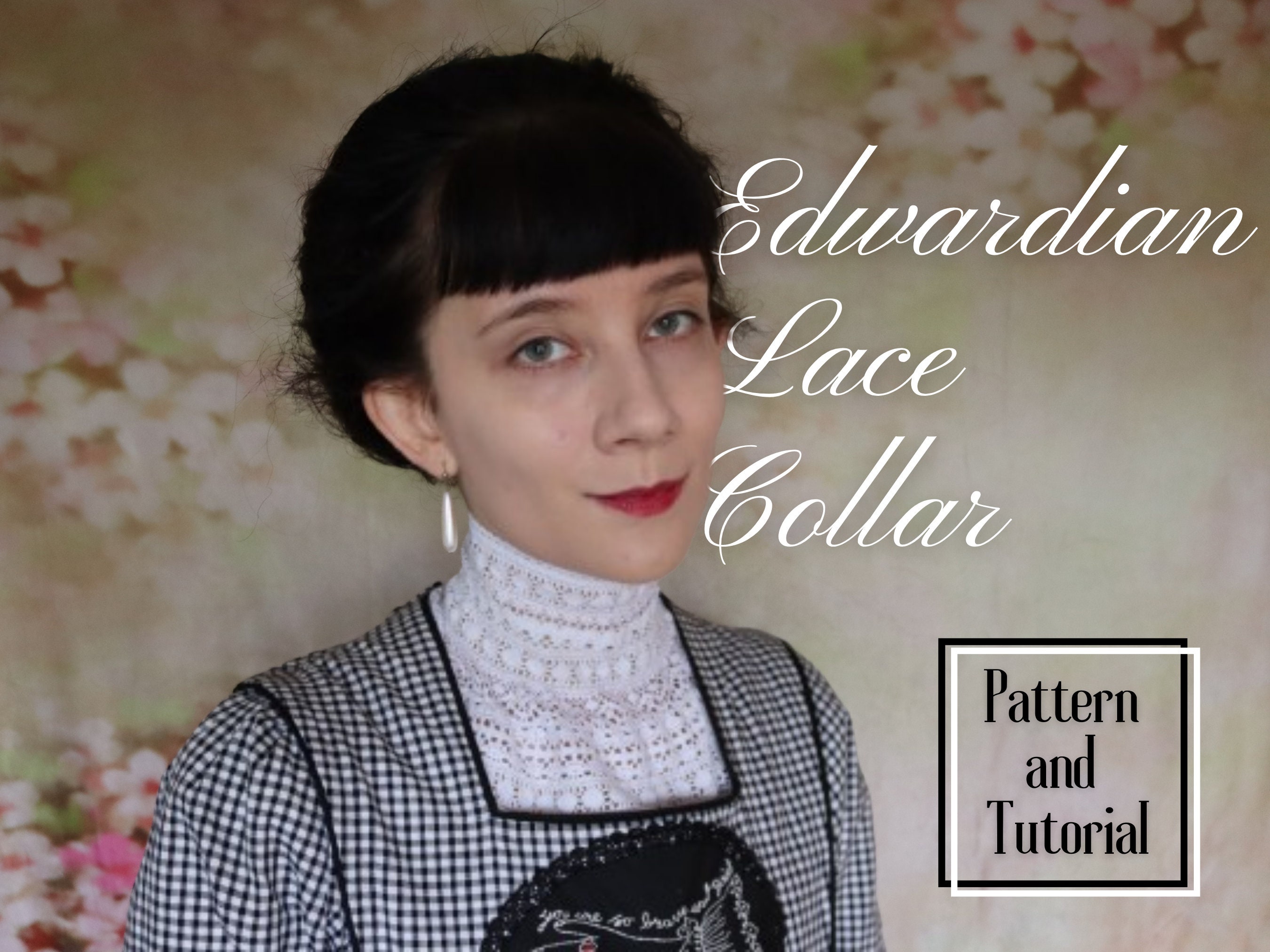 Edwardian Lace Collar Pattern and Tutorial - Etsy