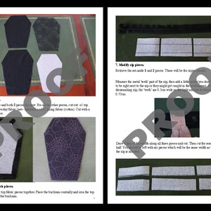 Coffin Bag Pattern and Tutorial - Etsy