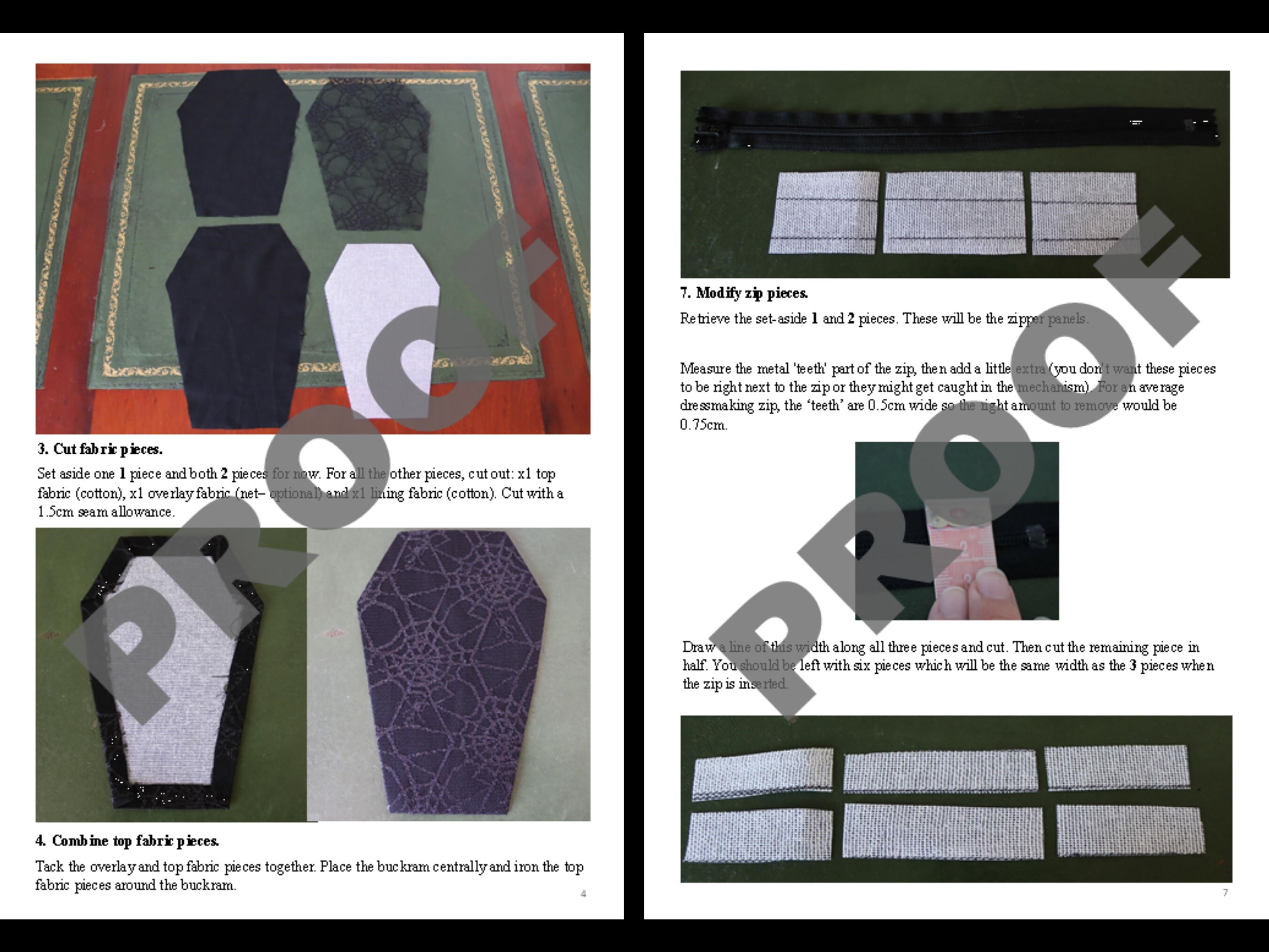 Coffin Bag Pattern and Tutorial - Etsy