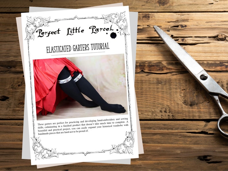 Elasticated Garter PDF Tutorial - Etsy
