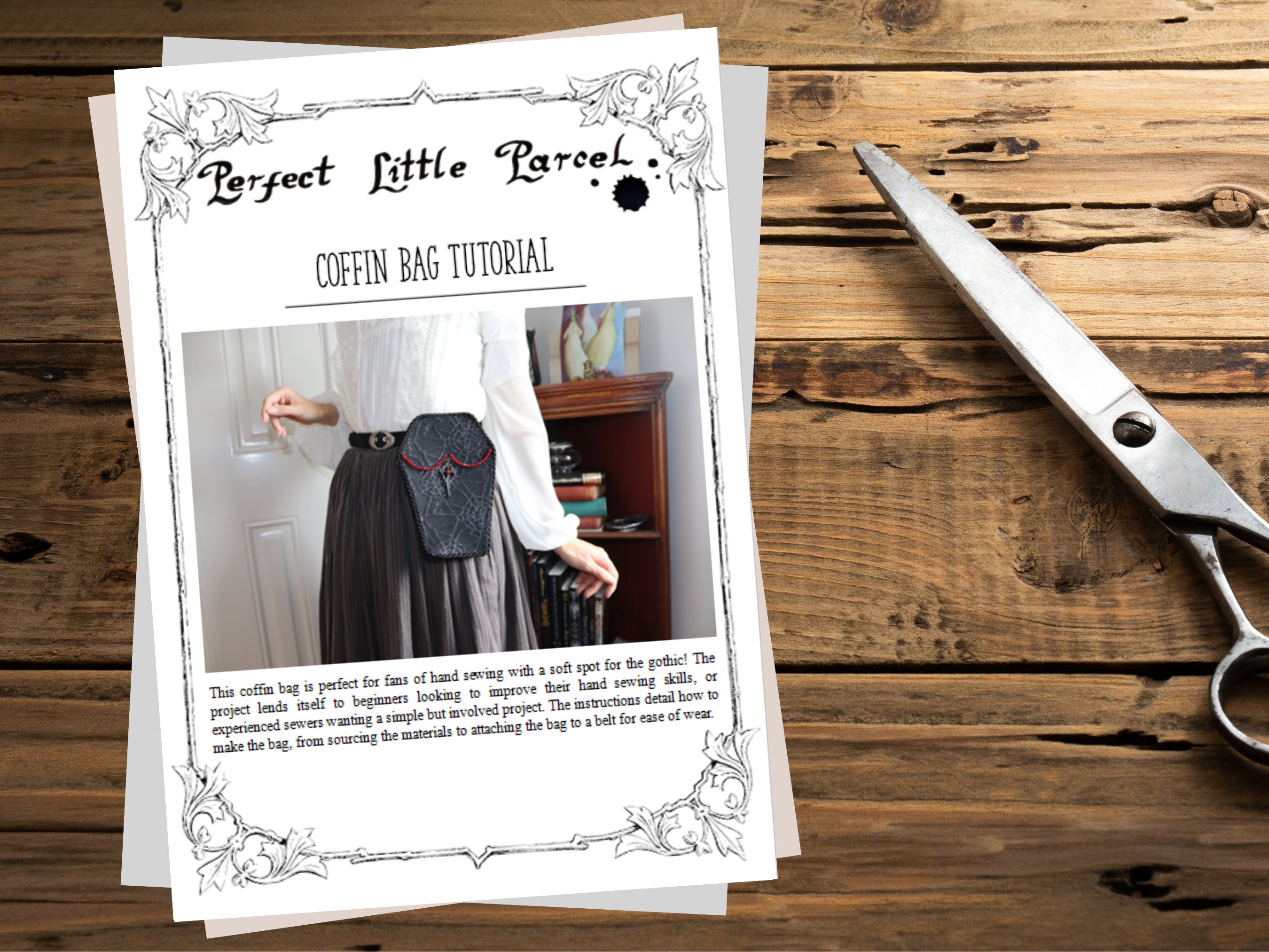 Coffin Bag Pattern and Tutorial - Etsy