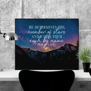 He Determines the Number of Stars and Calls Them Each by Name | Psalm ...