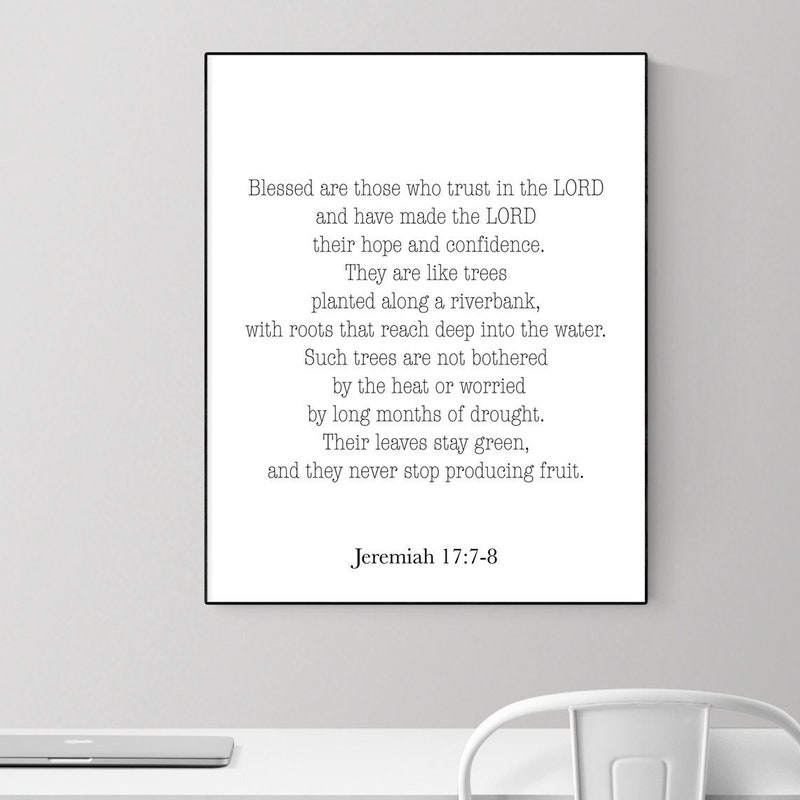 Jeremiah 17 - Etsy