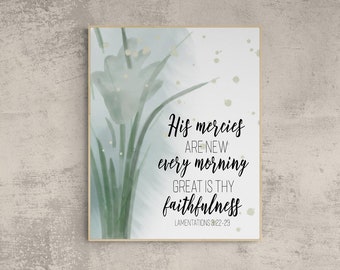 Great is His Faithfulness - Etsy