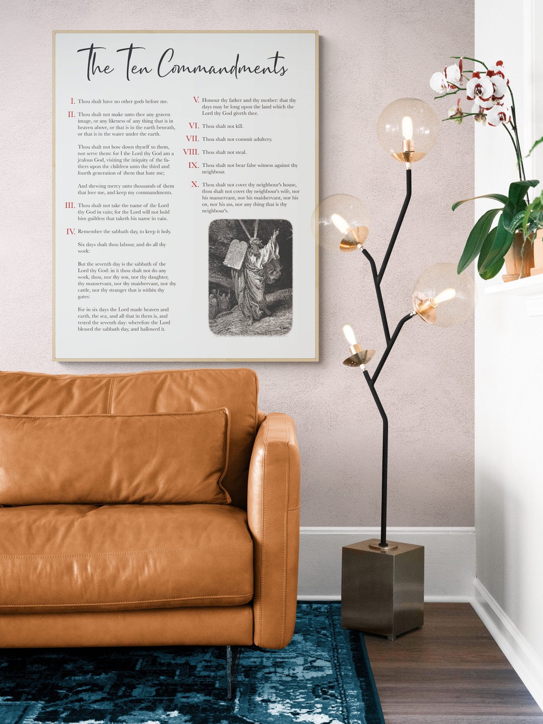 The Ten Commandments | Moses | Exodus 20 | Full Scripture Text ...