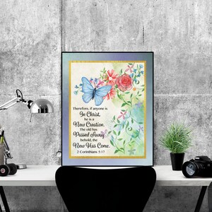 I'm A New Creation | 2 Corinthians 5:17 | Bible Verse Art | Christian ...