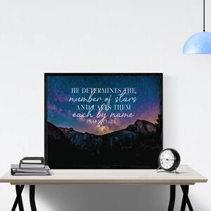 He Determines the Number of Stars and Calls Them Each by Name | Psalm ...