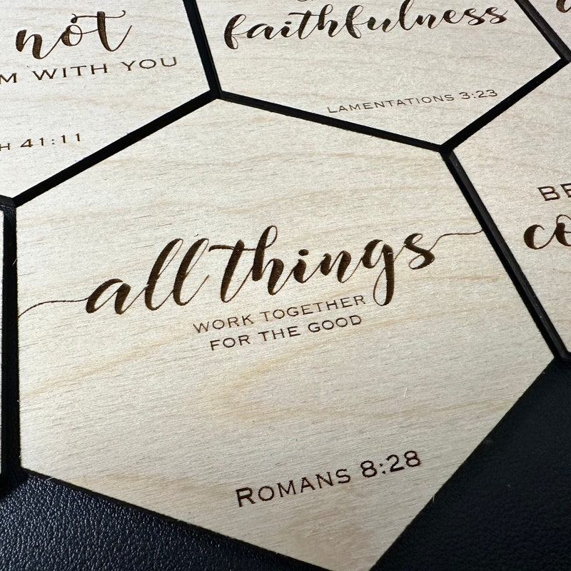 Bible Verse Coasters - Etsy