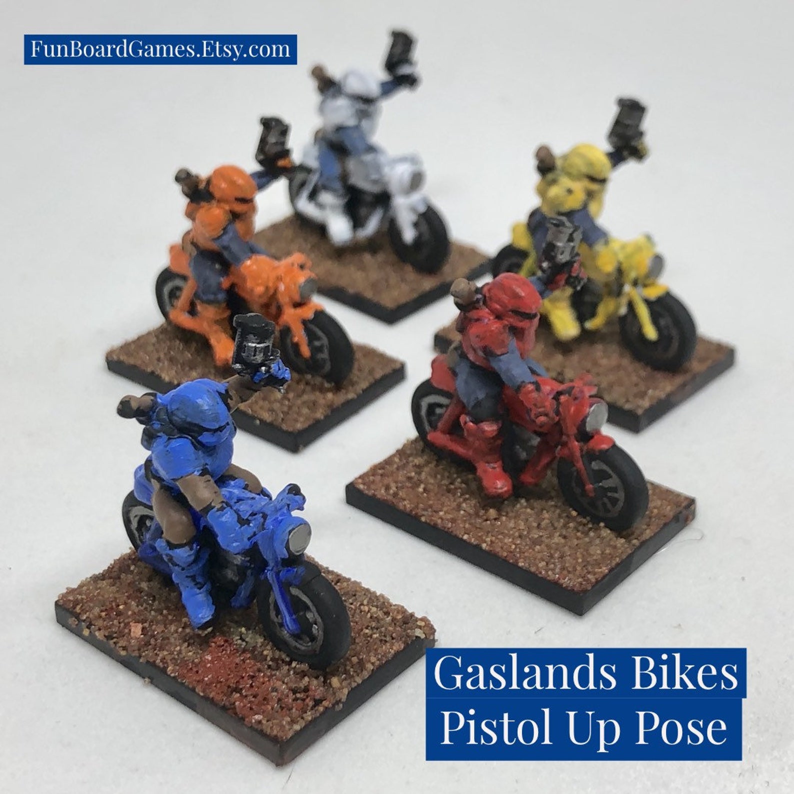 Gaslands Bike Motorcycle - HO Scale - Set of 3 - Great Post Apocalyptic ...