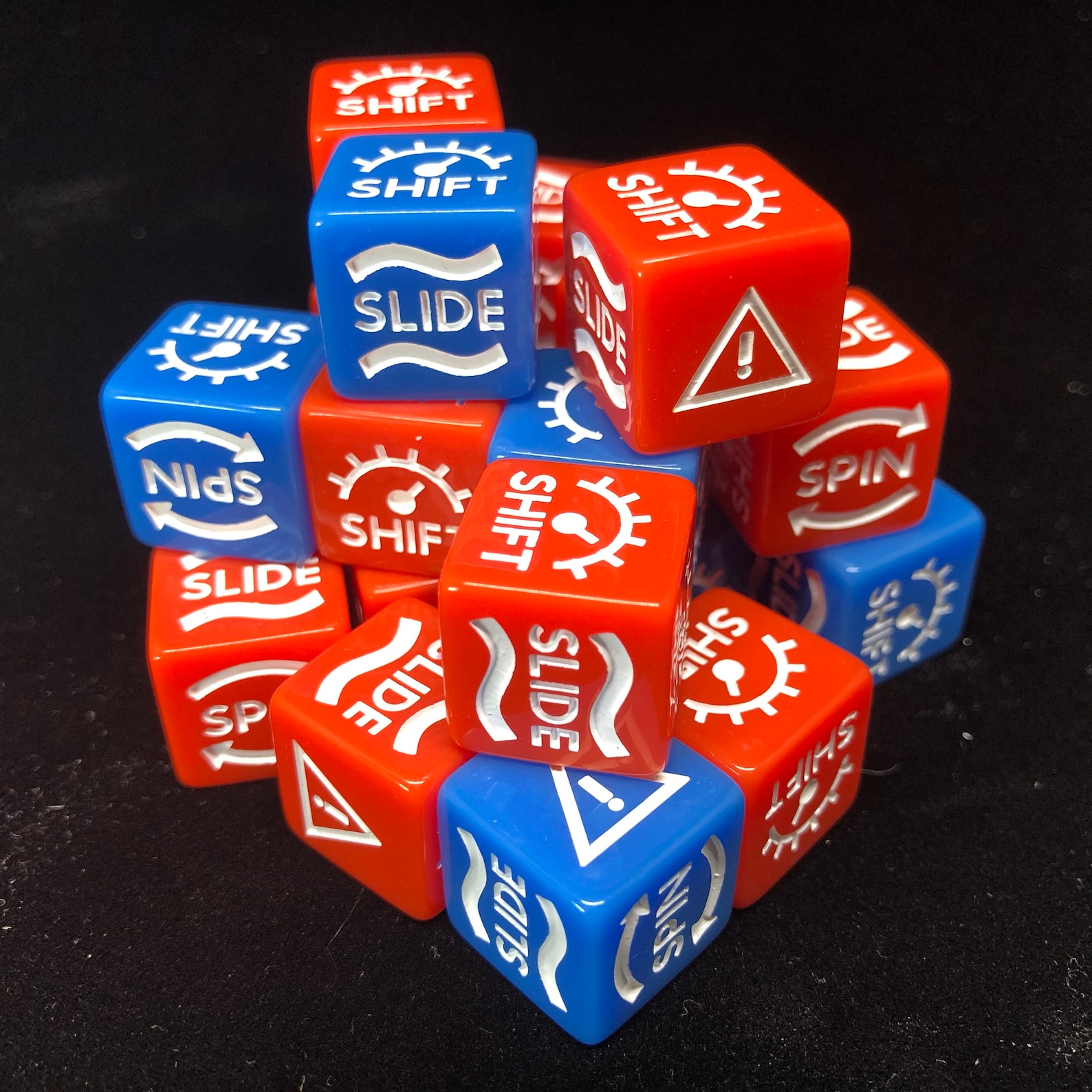 Gaslands Skid Dice Shift / Slide / Hazard / Skid Dice 16mm - Etsy UK