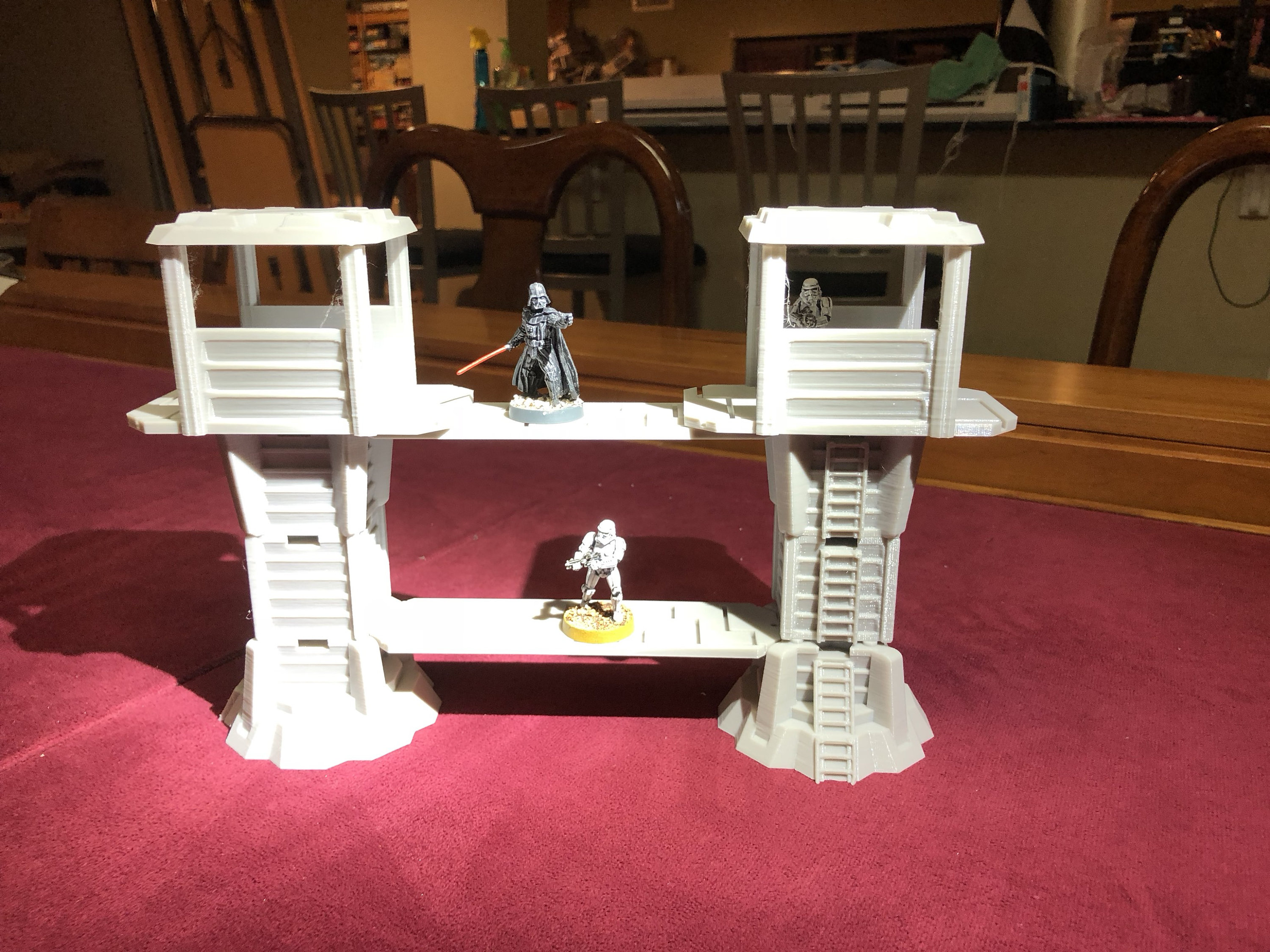 Modular Watchtower and Walkways for Star Wars Legion, Warhammer 40k ...