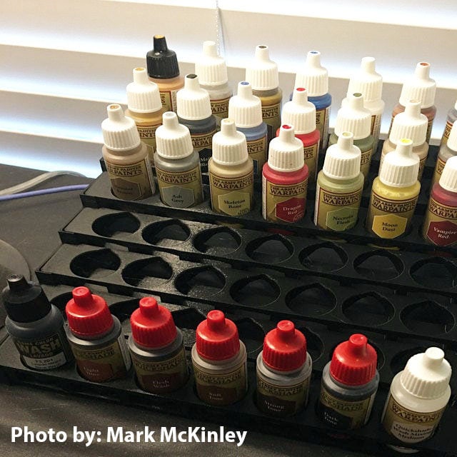 Miniature Painting Paint Storage and Display Bleachers 3D | Etsy