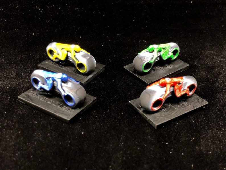 Gaslands Bike Motorcycle Tron Style HO Scale Set of 3 | Etsy