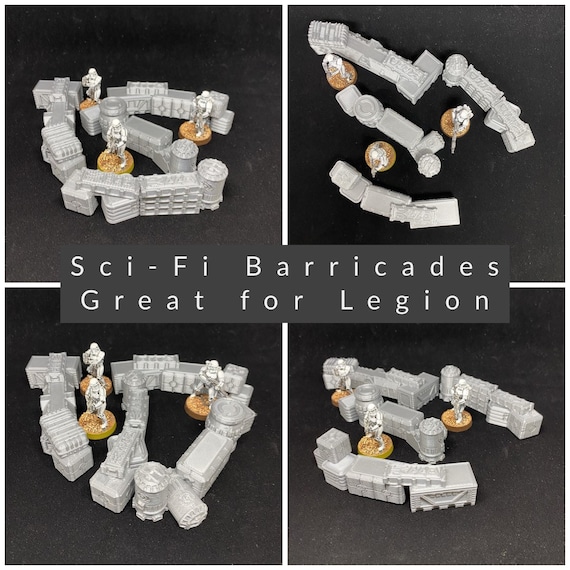Wargaming Barricades 28mm Great for Star Wars Legion / | Etsy