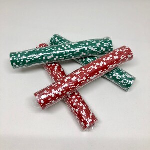 Mini Poker Chips, 22mm diameter, 3mm thick, 2 grams weight. Great for ...