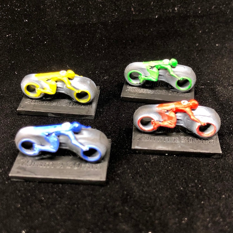 Gaslands Bike Motorcycle Tron Style HO Scale Set of 3 - Etsy