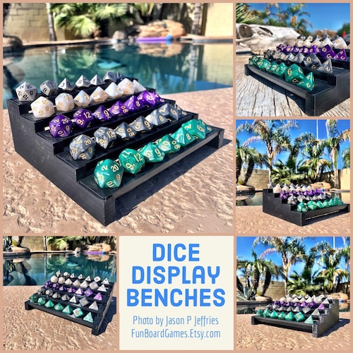 Columnar Basalt Dice Display Dungeons and Dragons 3D - Etsy