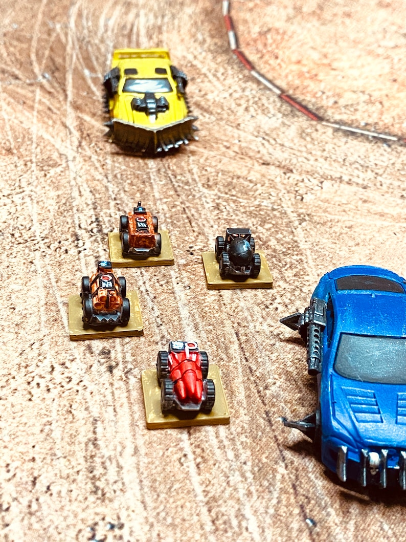 Gaslands RC Car Bomb Miniatures With Bases - HO Scale - Set of 4 ...