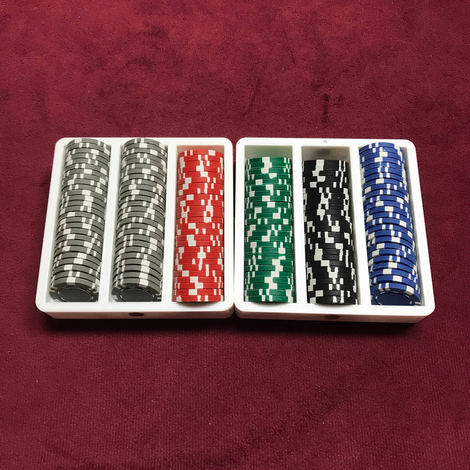 Mini Poker Chips Tray and Lid for Board Games With 22mm Slots - Etsy