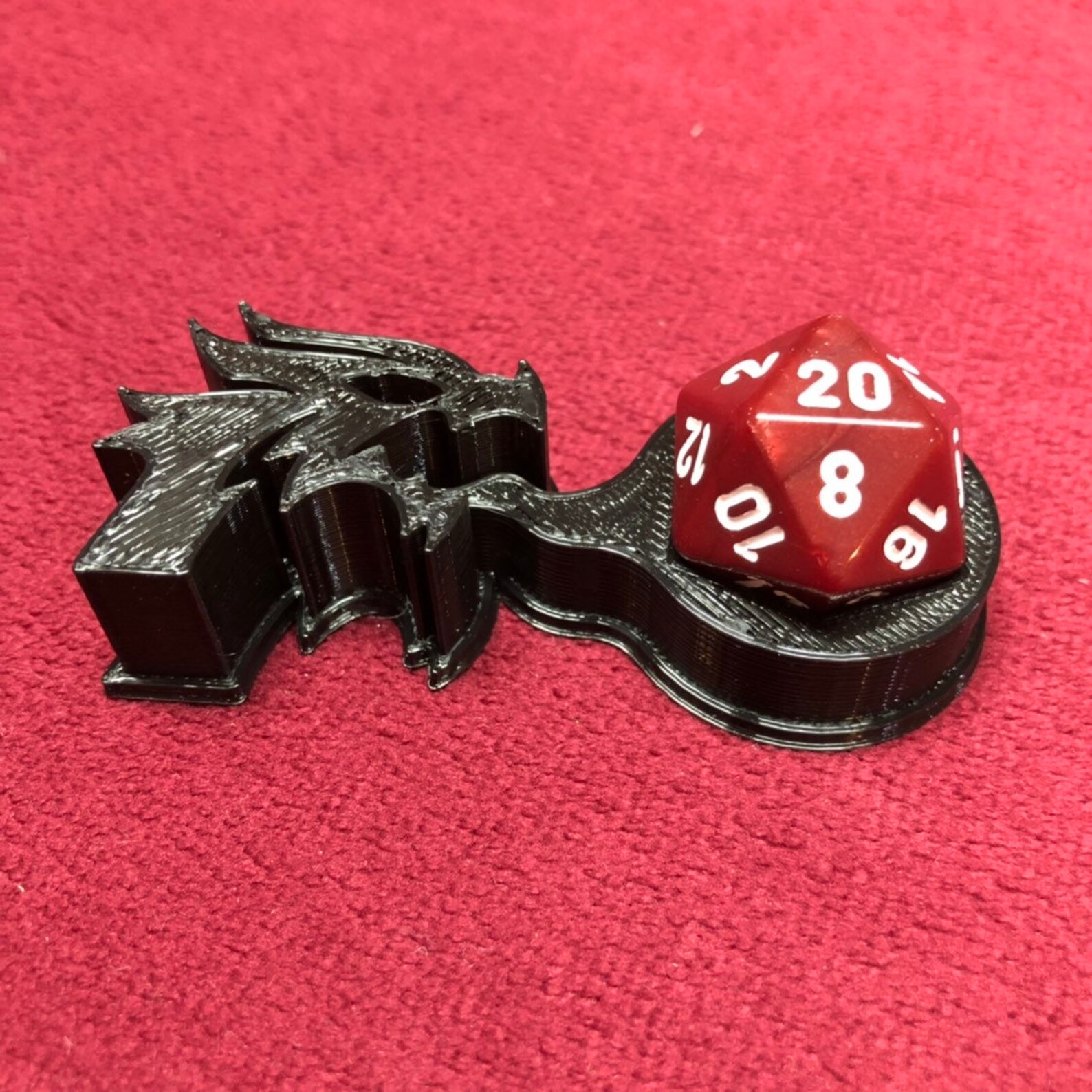 Dragon D20 Holder for Dungeons and Dragons, Magic the Gathering, and ...