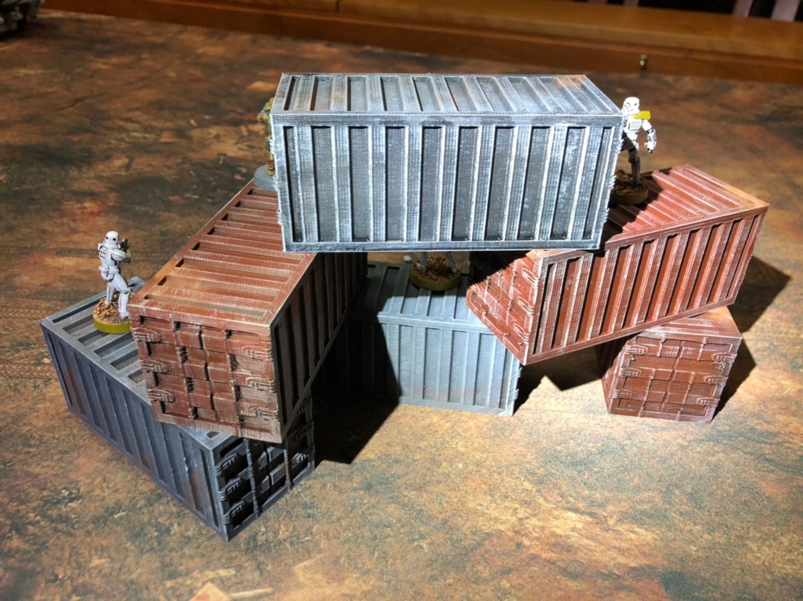 Shipping Containers 28mm 32mm O 1:48 Modern or Sci-fi | Etsy
